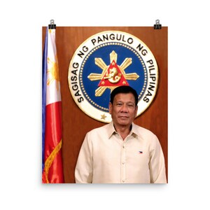 Rodrigo Duterte Poster Print - Etsy