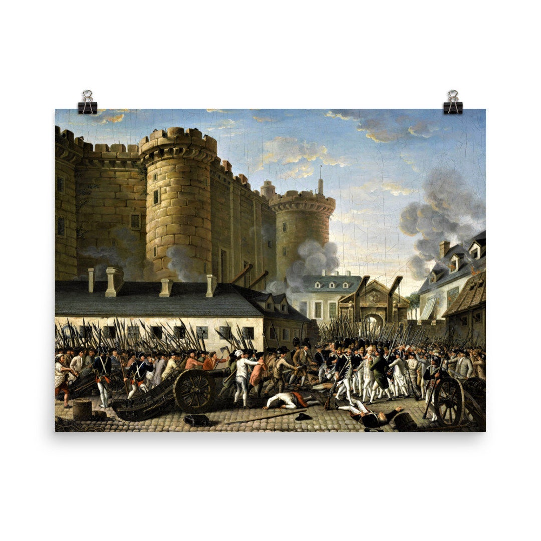 Storming the Bastille Poster Print - Etsy