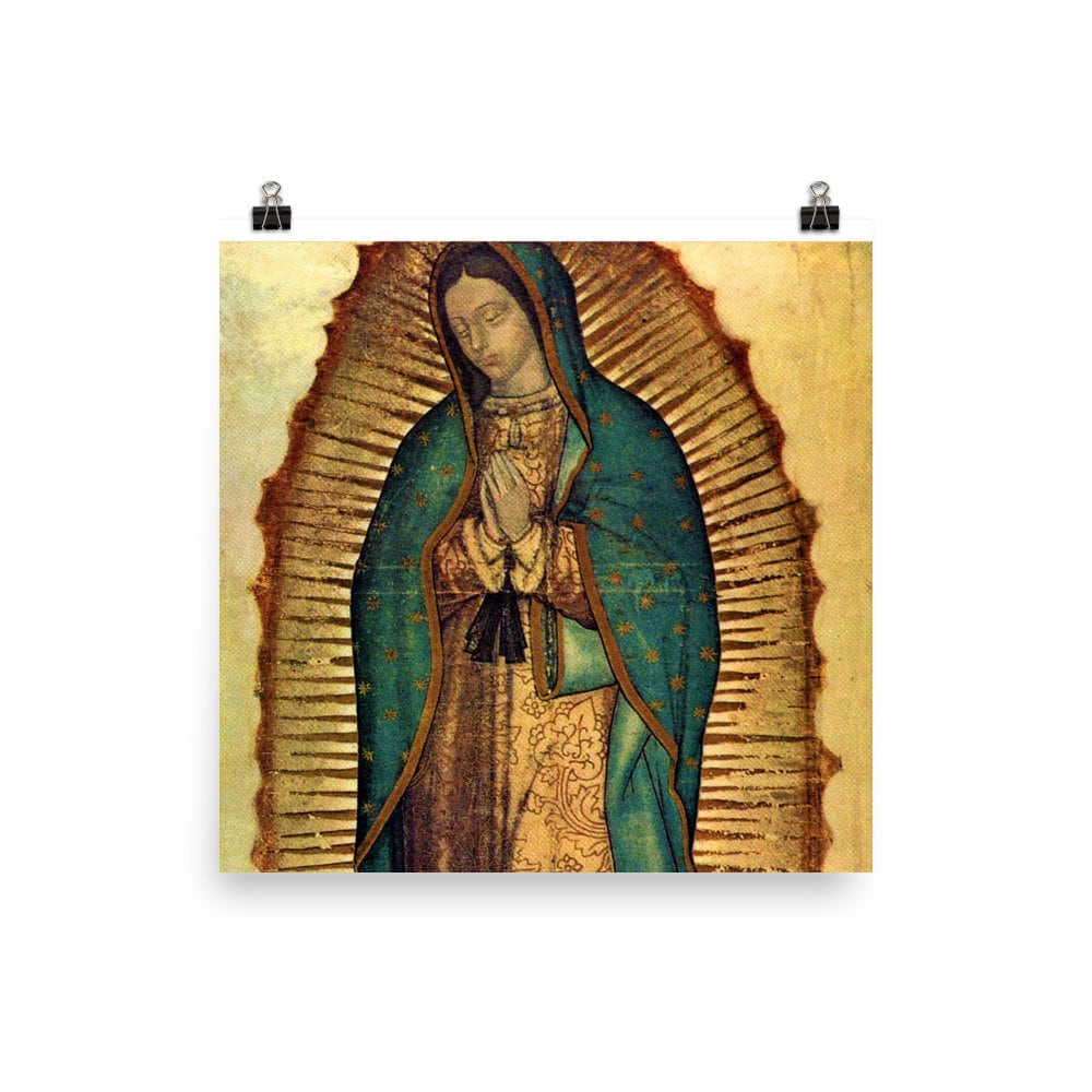 Our Lady of Guadalupe Poster Print - Etsy