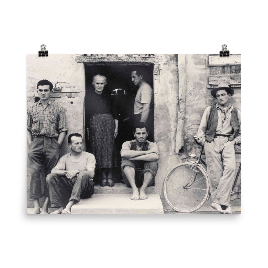 The Family, Luzzara, Italy by Paul Strand Poster Print, Black and White ...