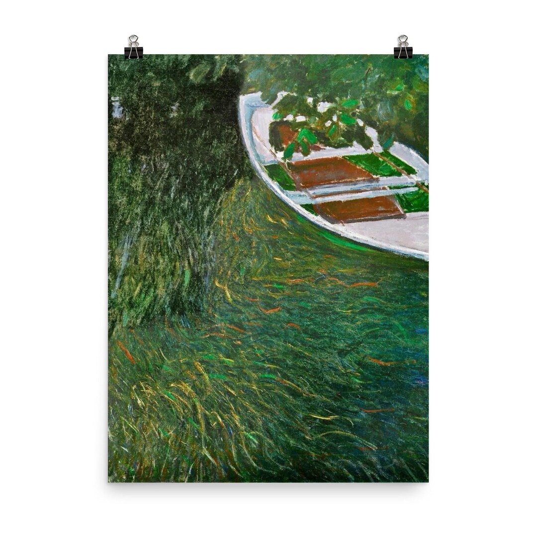 Claude Monet's the Row Boat 1887 Poster Print | Fine Art Wall Decor ...