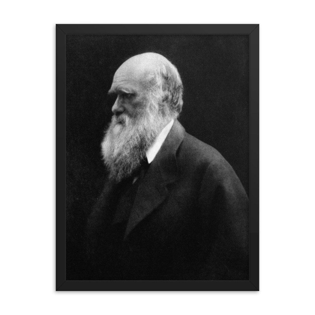 Charles Darwin Framed Print - Etsy