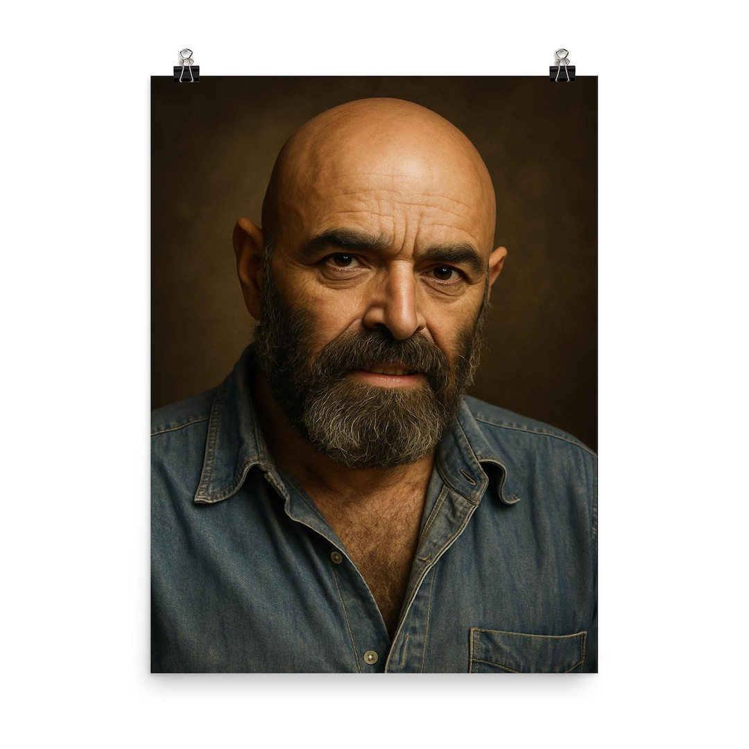 Shel Silverstein Portrait Print: Literary Icon Wall Art - Etsy