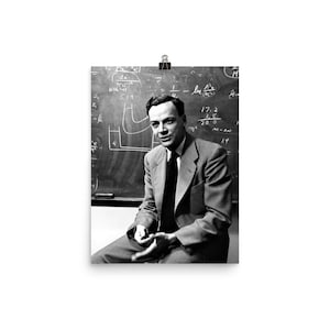Richard Feynman Poster Print - Etsy