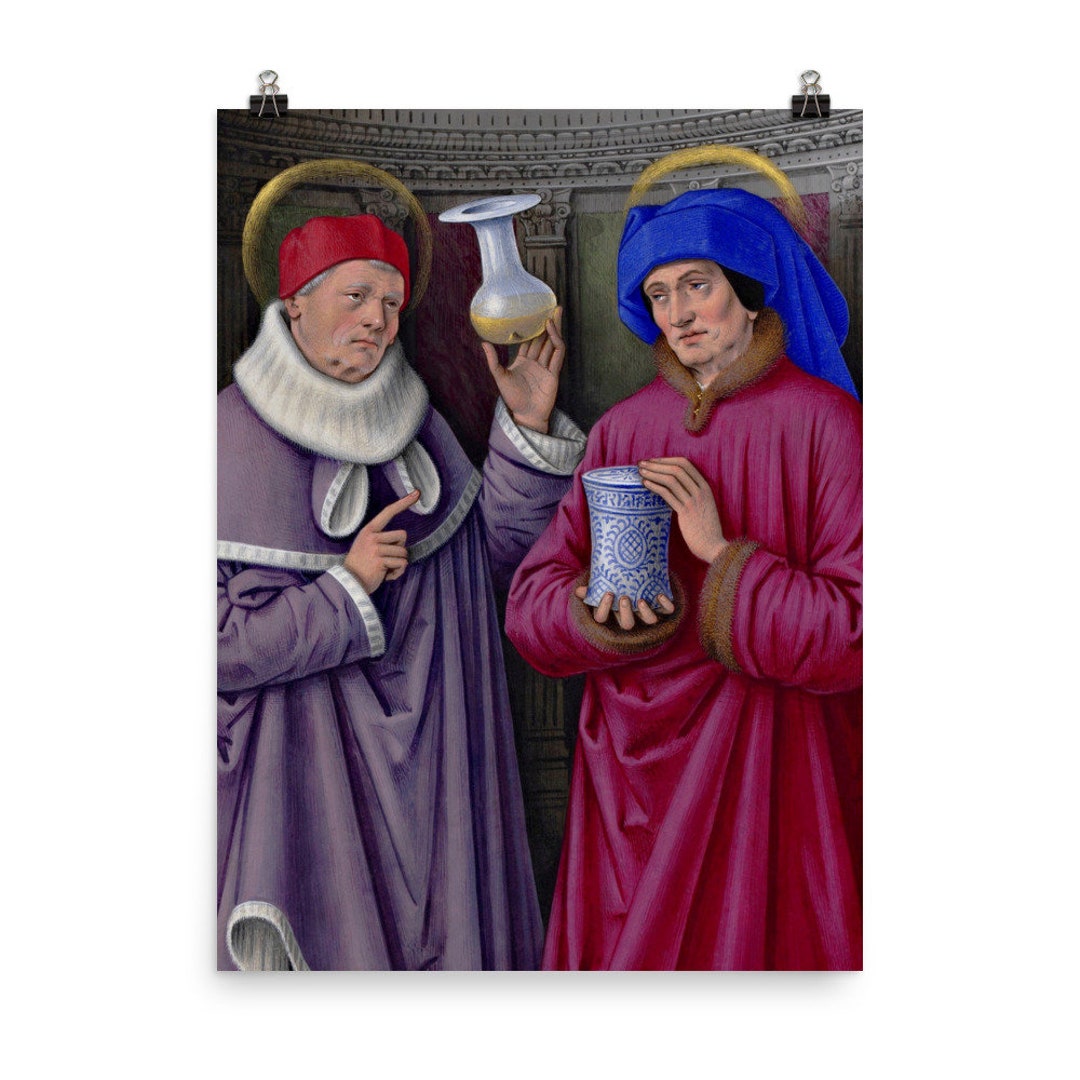 Saints Cosmas and Damian Poster Print - Etsy
