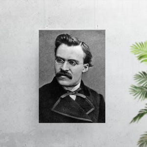 Friedrich Nietzsche Poster Print - Etsy