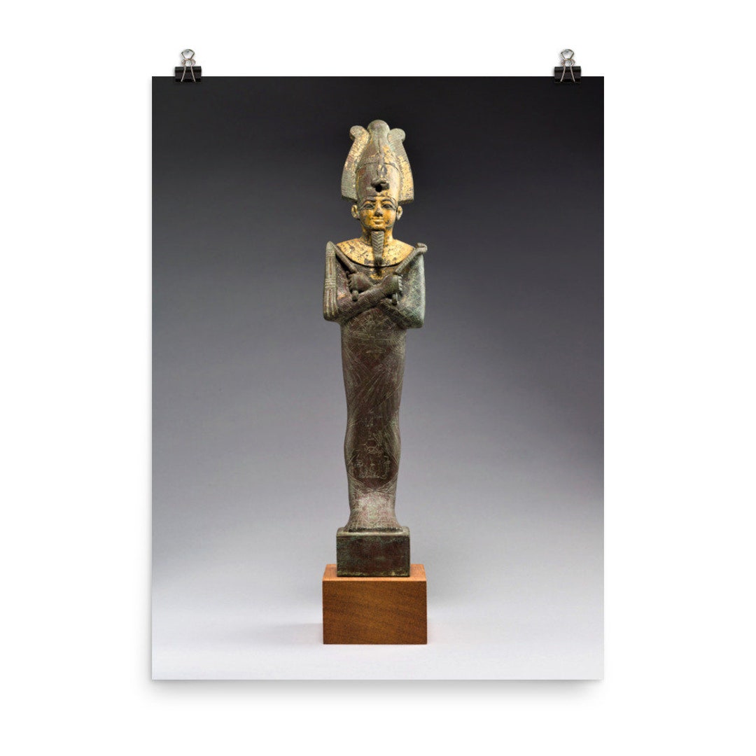 Statuette of Osiris Poster Print - Etsy