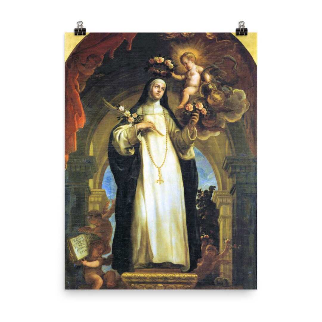Saint Rose of Lima by Claudio Coello Poster Print - Etsy