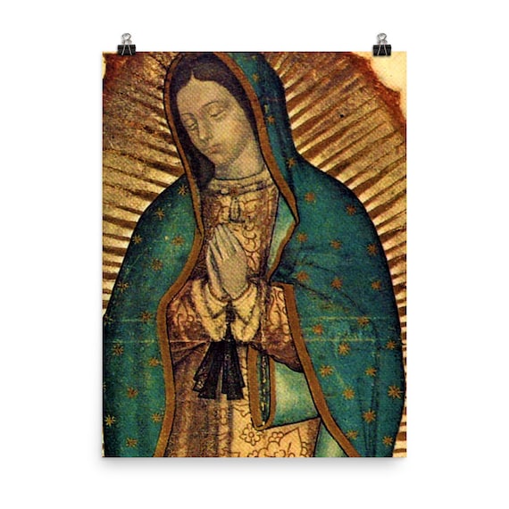 Our Lady of Guadalupe Poster Print - Etsy