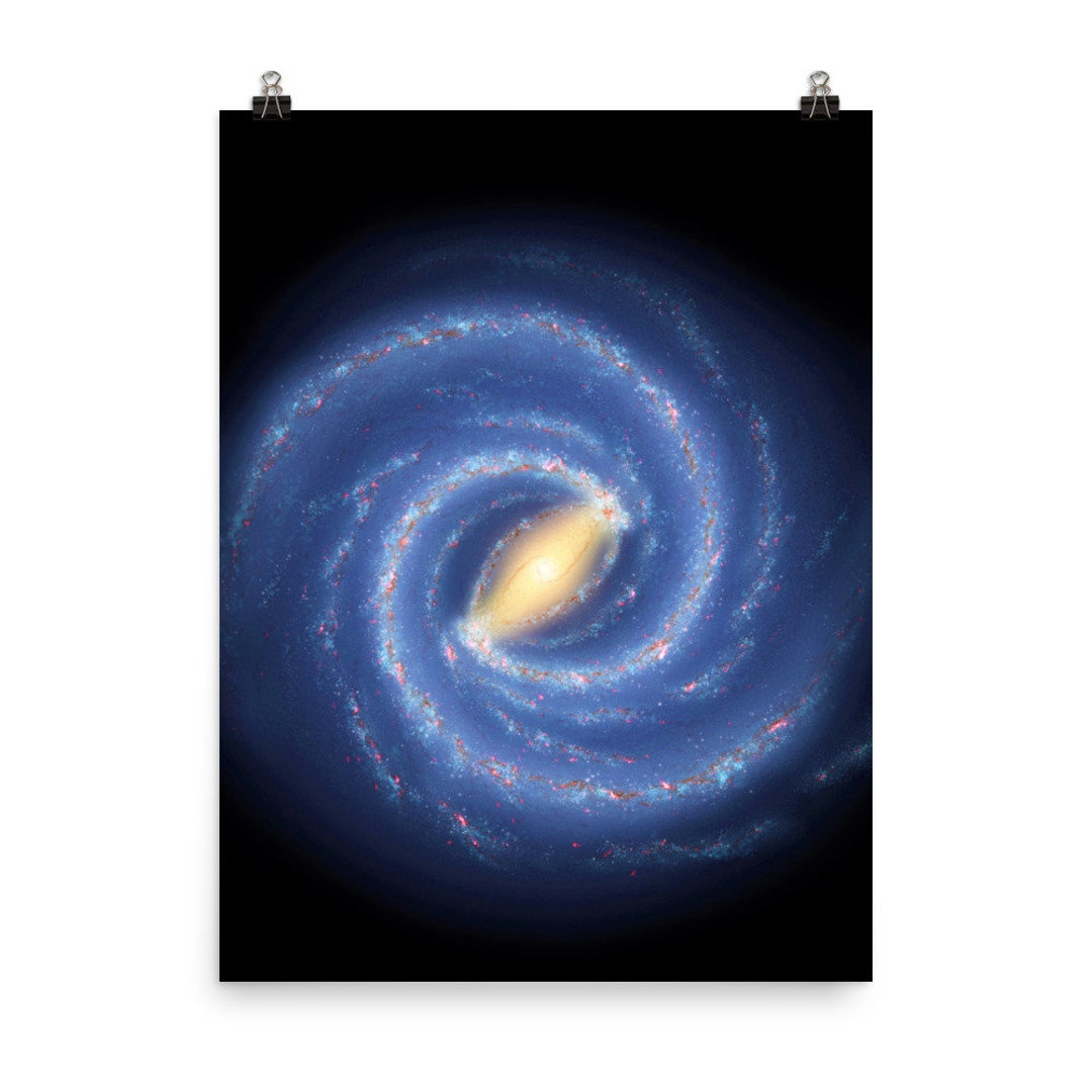 The Milky Way Galaxy Poster Print - Etsy