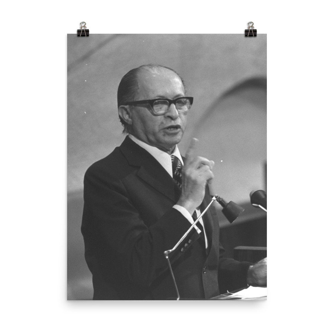 Menachem Begin Poster Print - Etsy