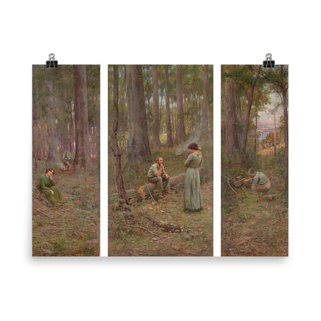 Pioneer by Mccubbin 1904 Poster Print - Iconic Australian Art Wall ...