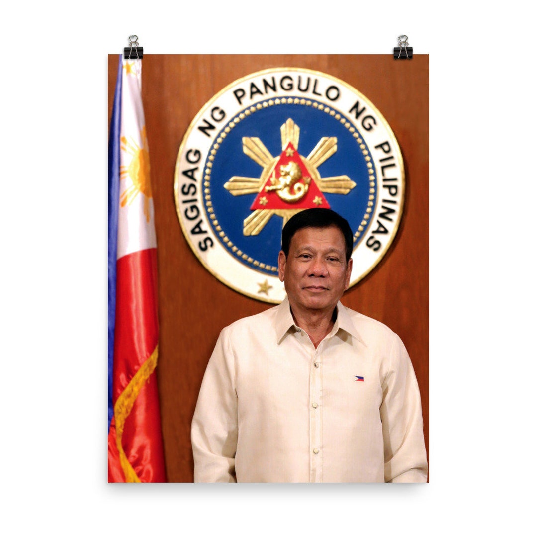 Rodrigo Duterte Poster Print - Etsy