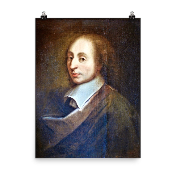 Blaise Pascal Poster | Etsy