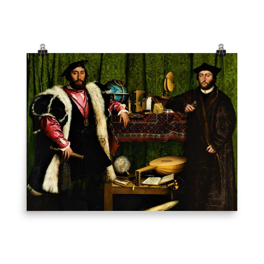The Ambassadors by Hans Holbein the Younger Poster Print - Etsy
