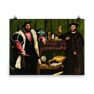 The Ambassadors by Hans Holbein the Younger Poster Print - Etsy