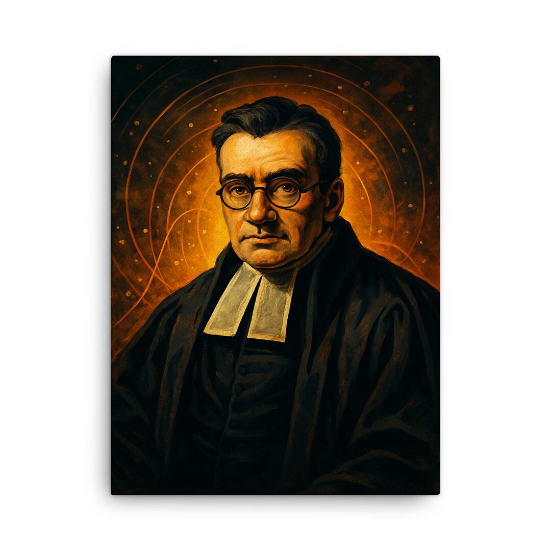 Thomas Bayes Portrait Canvas Print – Inspiring Statistician Wall Art ...
