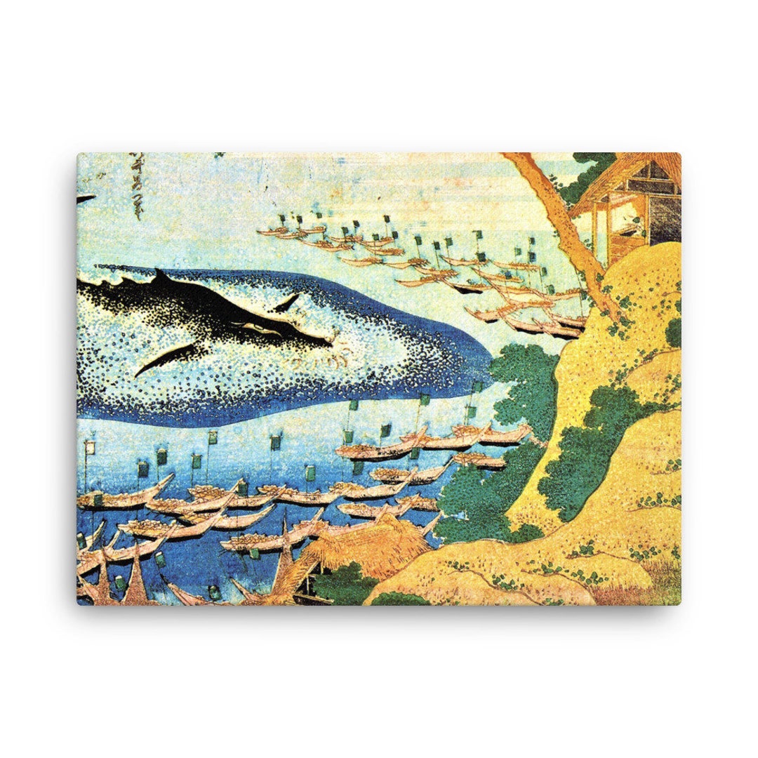Oceans of Wisdom by Hokusai Canvas Print - Canvas Wall Art - Etsy