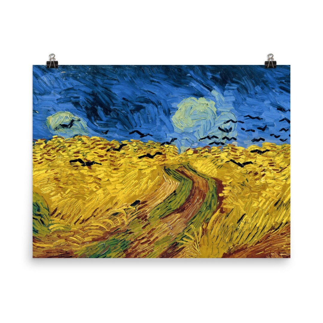 Wheatfield With Crows by Vincent Van Gogh Poster Print - Etsy