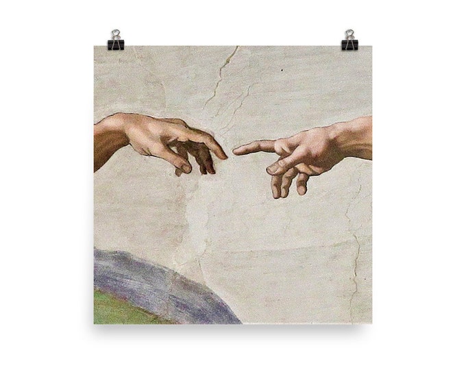 The Creation of Adam Digital Print - Etsy Canada
