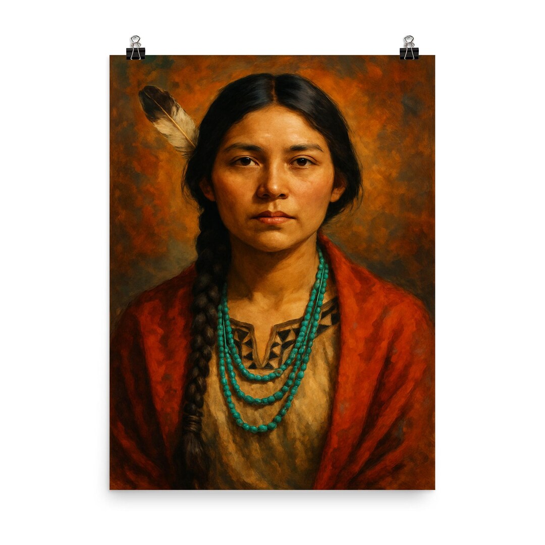 Ruth Muskrat Bronson Vintage Art Poster Print - Unique Cultural Wall ...