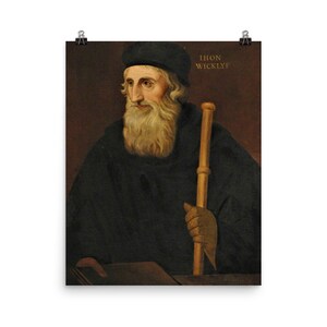 John Wycliffe Poster Print - Etsy