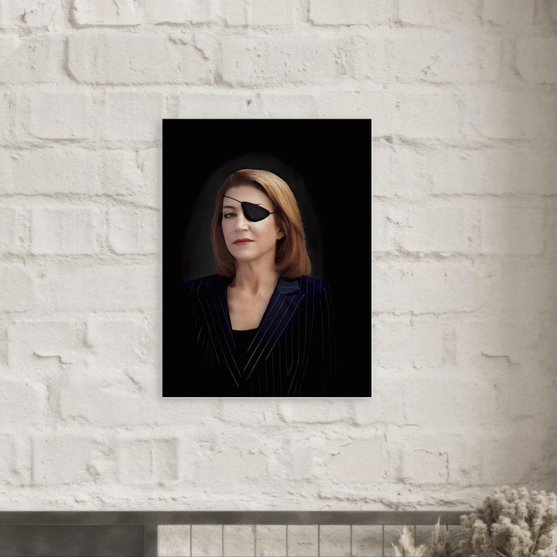Marie Colvin Metal Print: Iconic War Correspondent Portrait Tribute ...