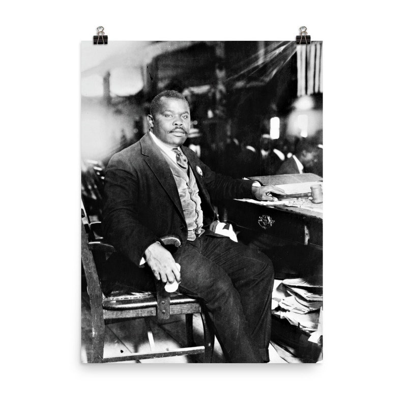 Marcus Garvey Poster Print - Etsy