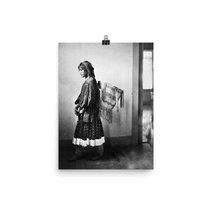 Apache Girl With Basket Poster Print - Etsy