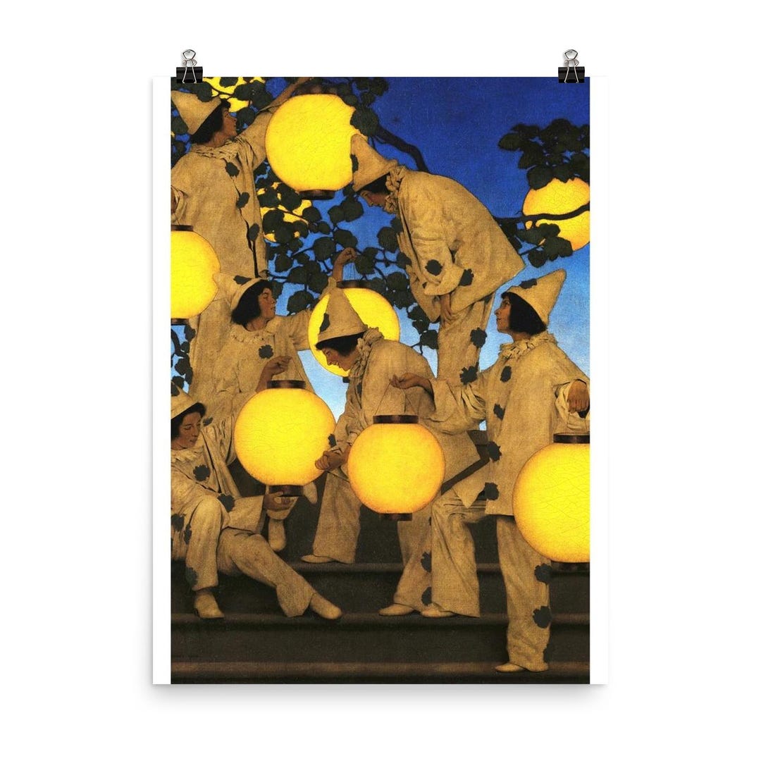Maxfield Parrish Lantern Bearers Poster Print - Vintage Art Nouveau ...