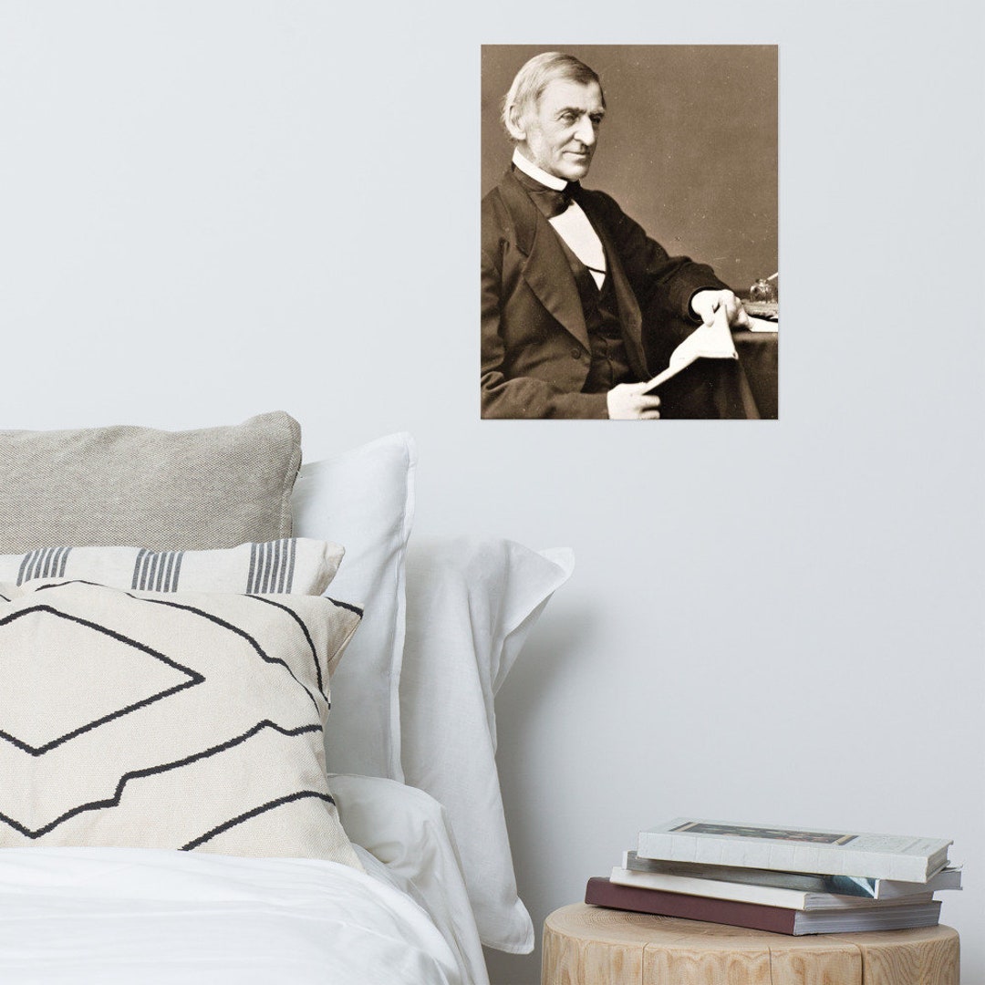 Emerson Poster Print, Ralph Waldo Emerson Wall Decor - Etsy