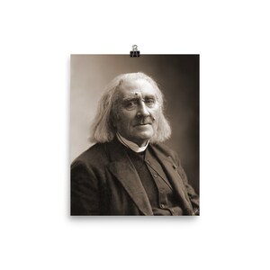 Franz Liszt Poster Print - Etsy