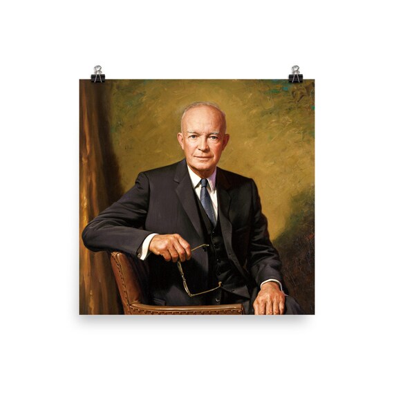 Dwight Eisenhower Poster Print | Etsy
