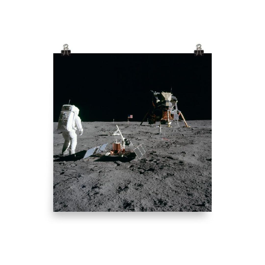 Tranquility Base Apollo 11 Poster Print - Etsy