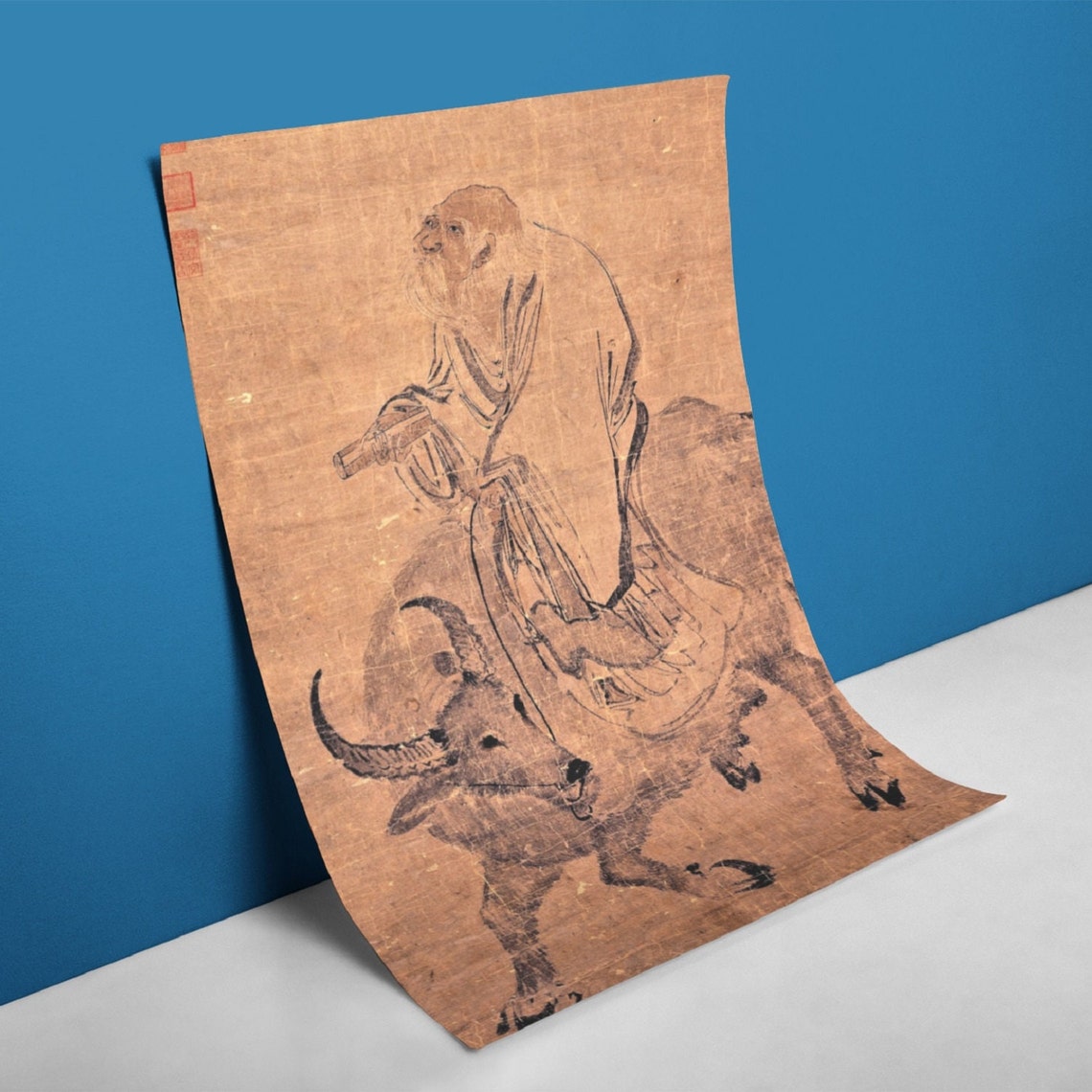 Lao Tzu Poster Taoism Art Print - Etsy