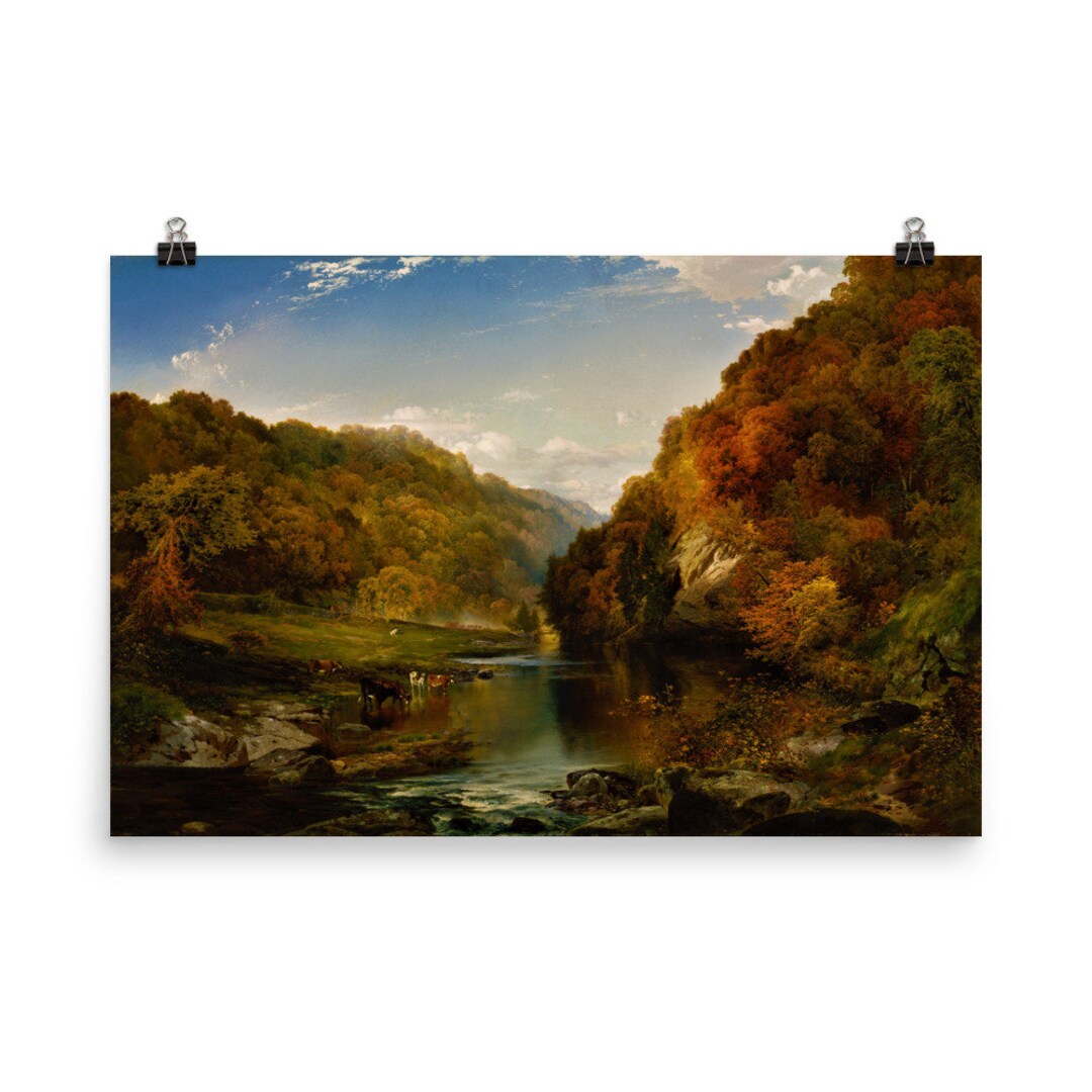 Autumn Afternoon, the Wissahickon by Thomas Moran Poster Print - Etsy
