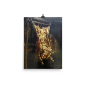 Slaughtered Ox by Rembrandt Poster Print - Etsy UK