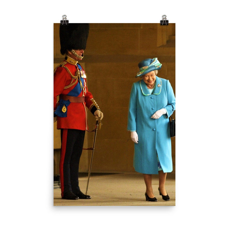 Queen Elizabeth II With Prince Philip Poster Print - Etsy