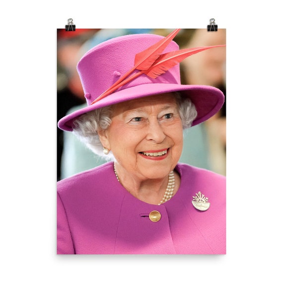 The Queen queen Elizabeth II Poster | Etsy