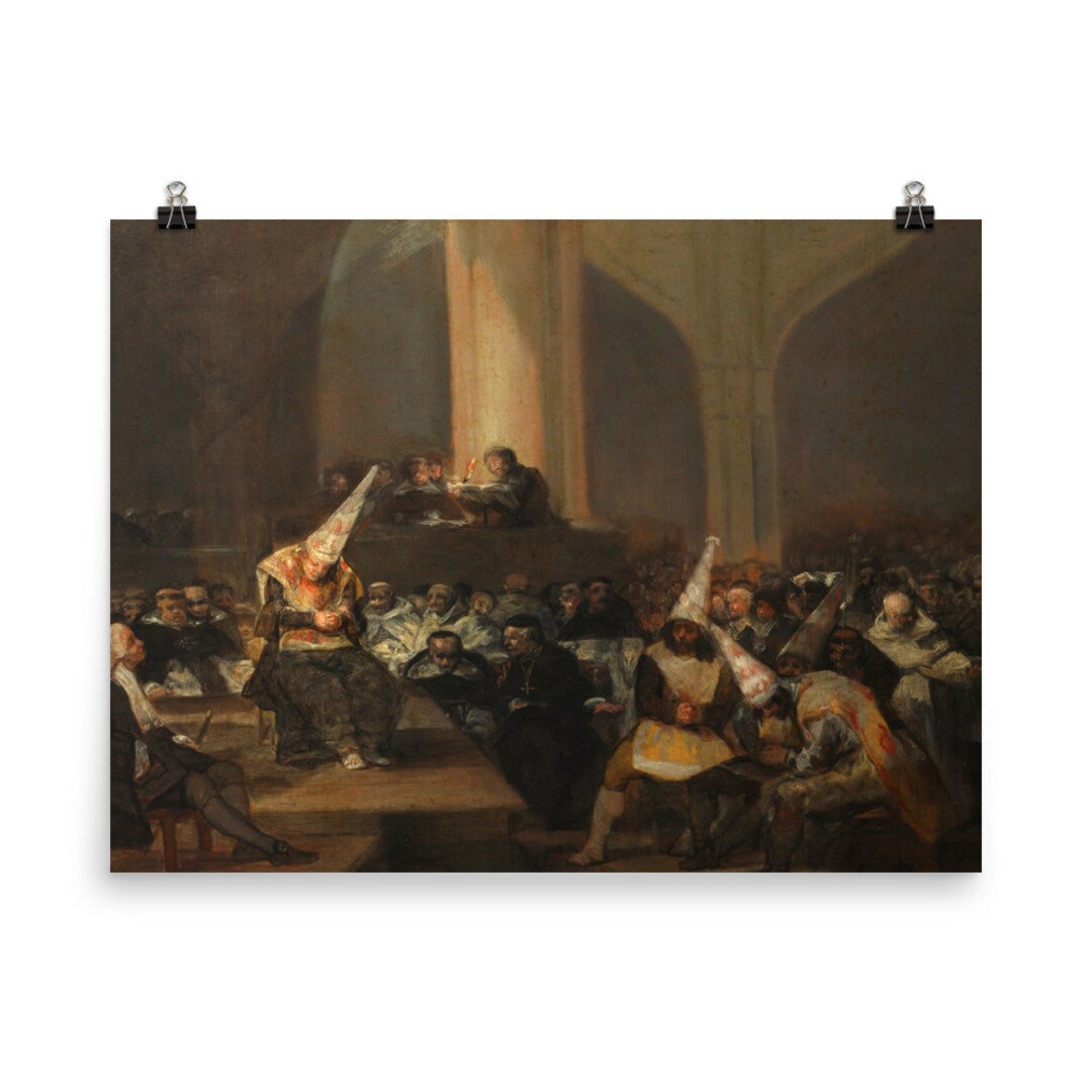 The Inquisition Tribunal by Francisco Goya Poster Print - Etsy