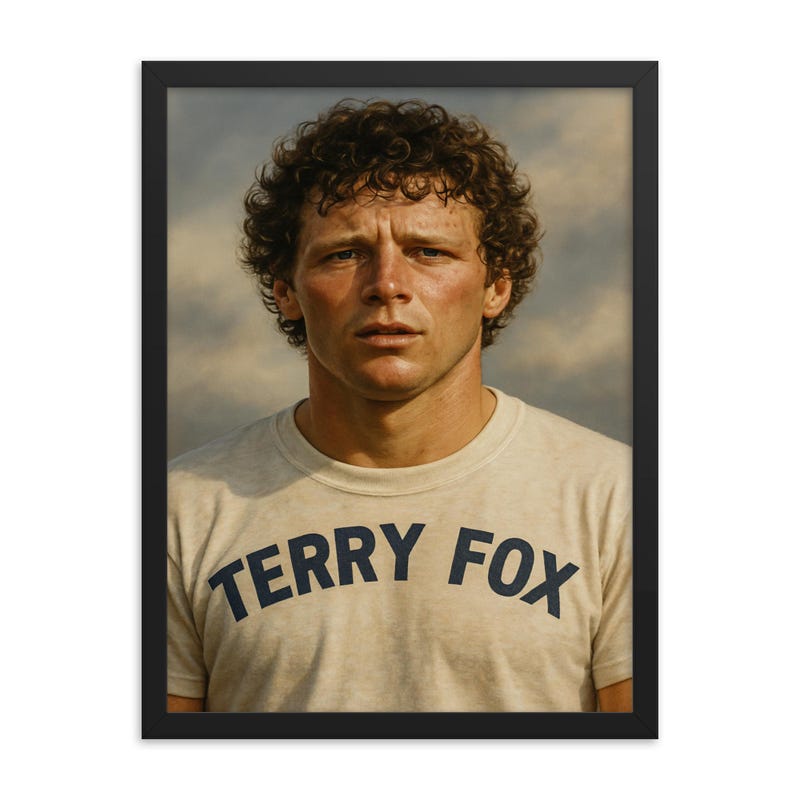 Terry Fox Poster - Etsy Canada
