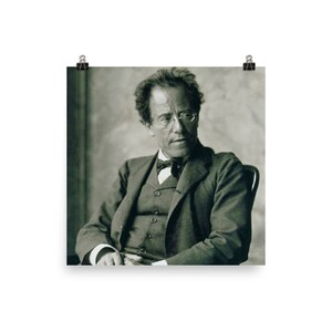 Gustav Mahler Poster Print - Etsy