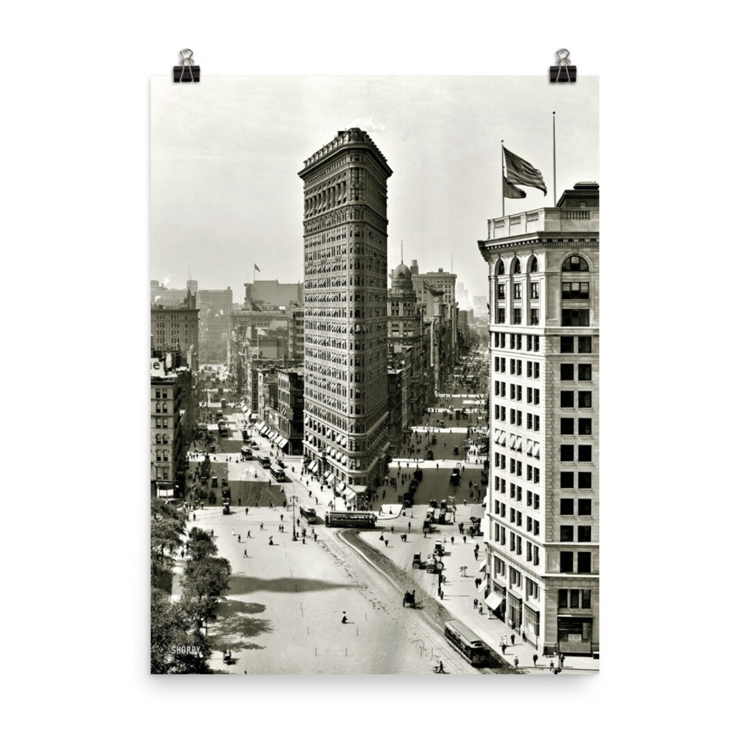 Flatiron Building, New York 1909 Poster Print - Etsy