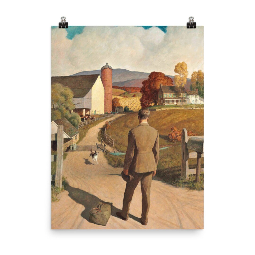 The Homecoming by Newell Convers Wyeth Poster Print - Etsy