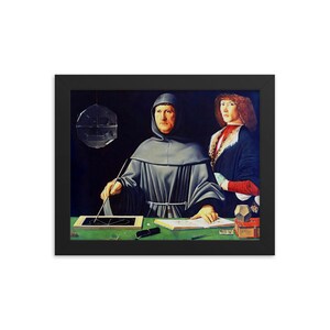 Luca Pacioli Framed Print - Etsy