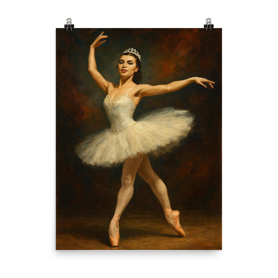 Maria Tallchief Ballet Poster: Elegant Dance Legend Art Print - Etsy