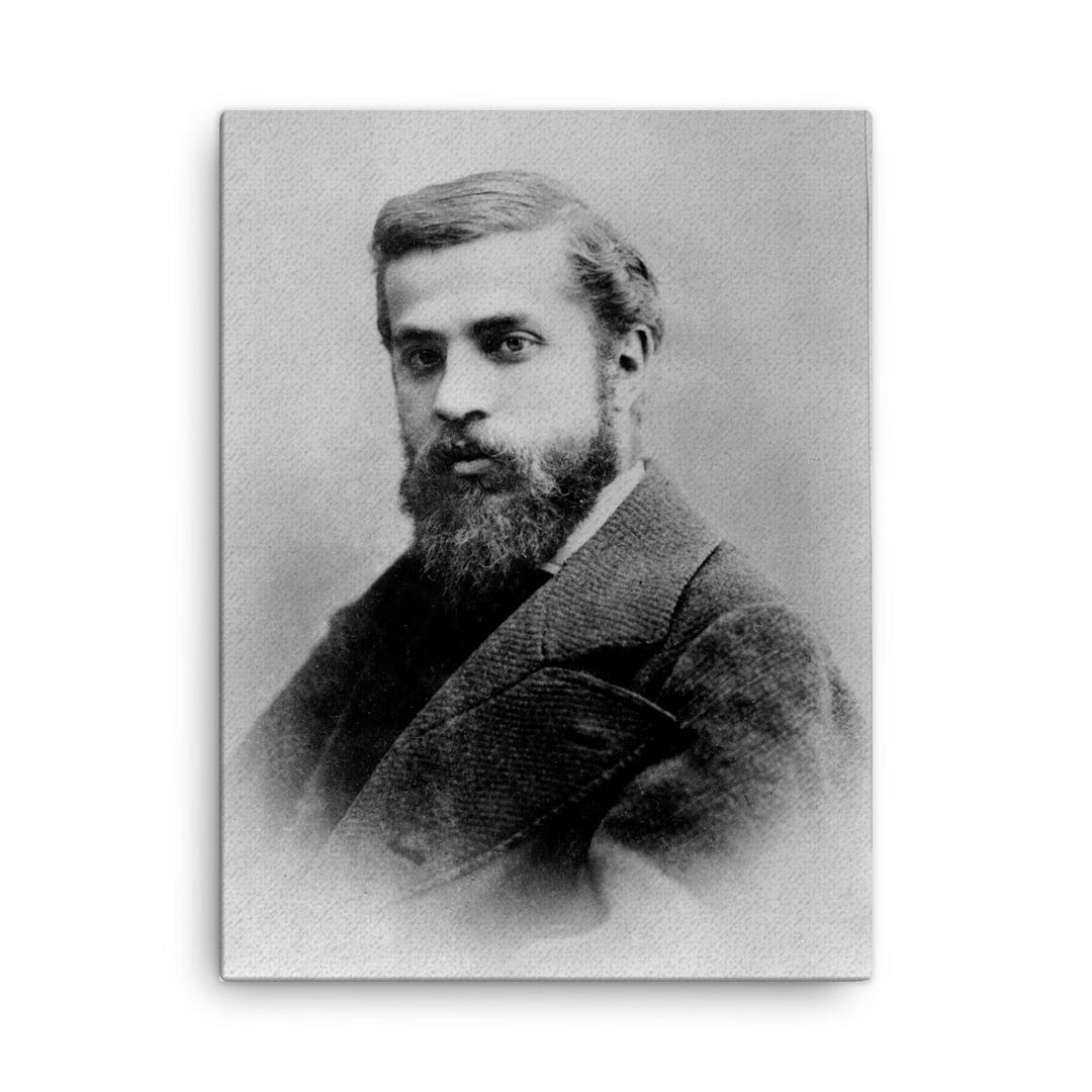 Antoni Gaudi Canvas Print: Sagrada Familia Barcelona Modernist Wall Art ...