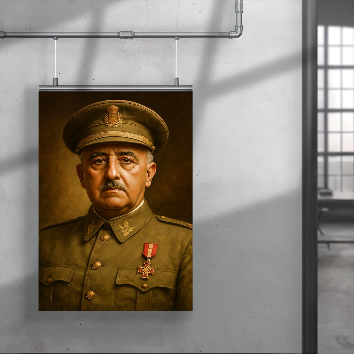 Francisco Franco Poster: Historic Spanish Portrait Wall Art Print - Etsy