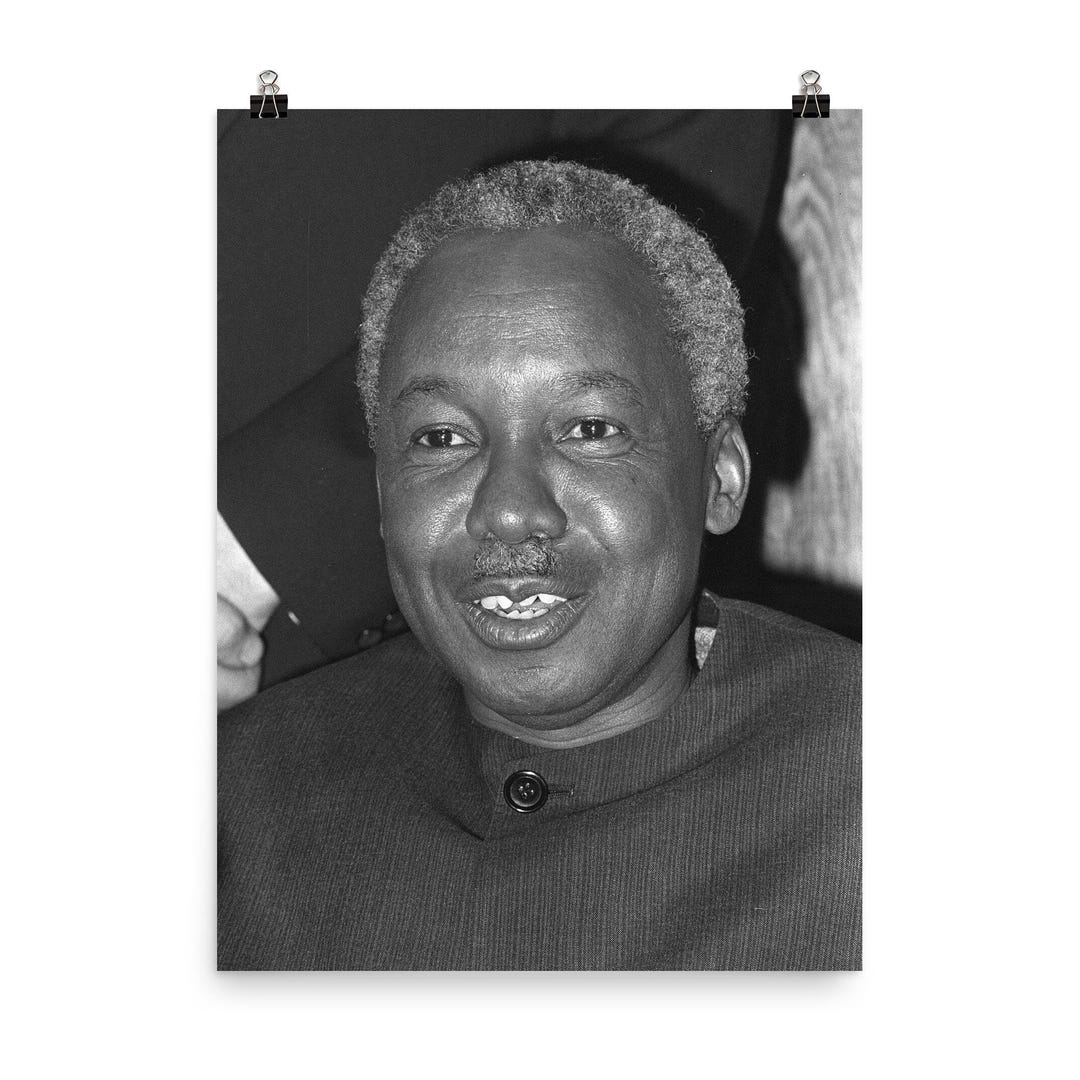 Julius Nyerere Poster Print: Iconic Tanzanian Leader Ujamaa Wall Art - Etsy