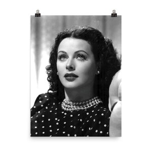 Hedy Lamarr Poster Print - Etsy